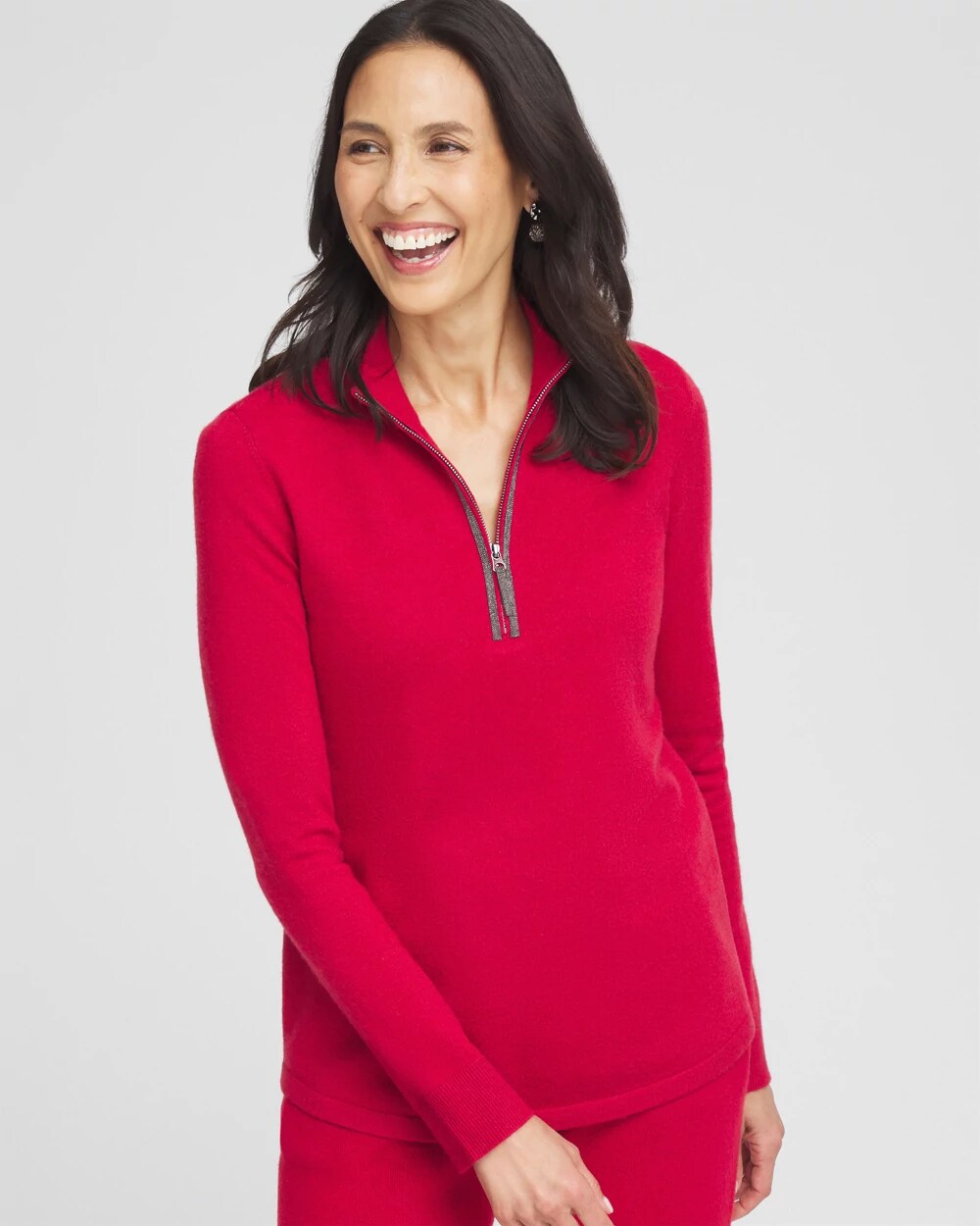 Zenergy® Luxe Half Zip Pullover Top | Chico's Zenergy® Luxe Half Zip Pullover Top | Chico's
